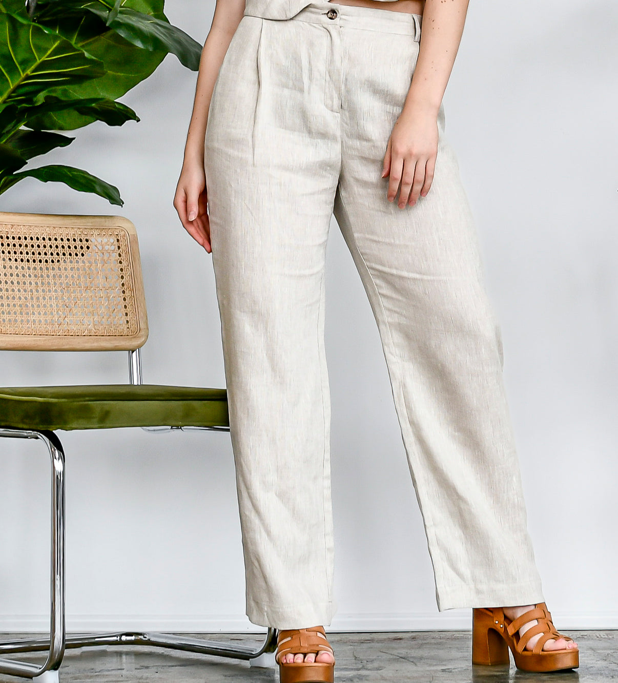 Linen High Drape Lotus Pants – Urban Collection Boutique